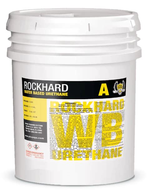 Rockhard Water Based Polyurethane Resin Coating