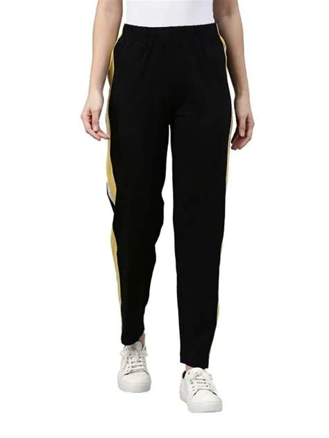 Buy Go Colors Women Black Cotton Pants Xxl Online At Best Prices In