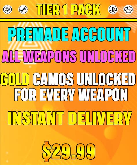 Buy Call Of Duty Modern Warfare 2 Premade Accounts