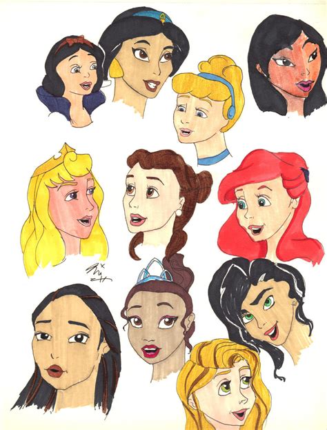 Disney Princess Collage By Toriadoria On Deviantart