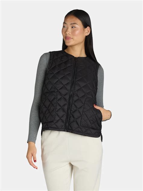 Avia Womens Quilted Vest With Pockets Sizes Xs Xxxl