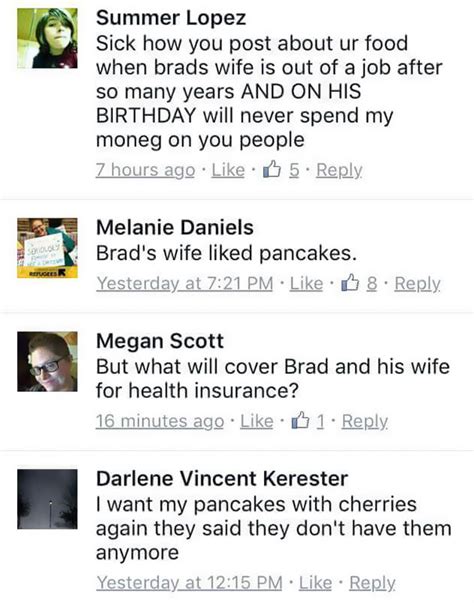 Why Did You Fire Brads Wife This Husband Asked The Cracker Barrel And