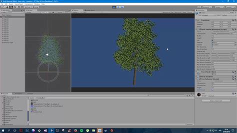 Unity Procedural 2d Tree Generator With Spring Physics And Wind Forces