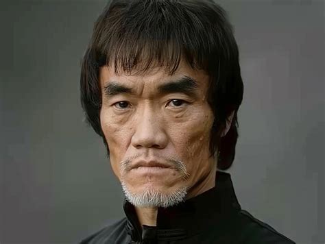 Arafed Asian Man With A Beard And A Black Jacket Generative Ai