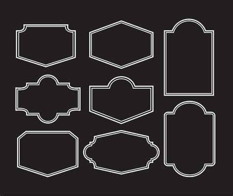 Premium Vector Border Set Illustration Template Design