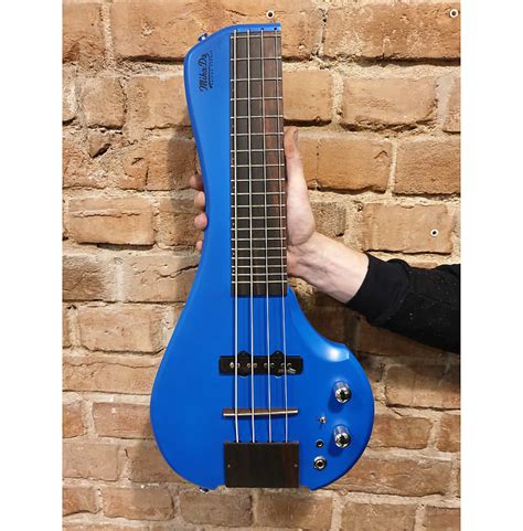 Travel Bass 4 Strings With Preamp Fingybass By Mihado Reverb
