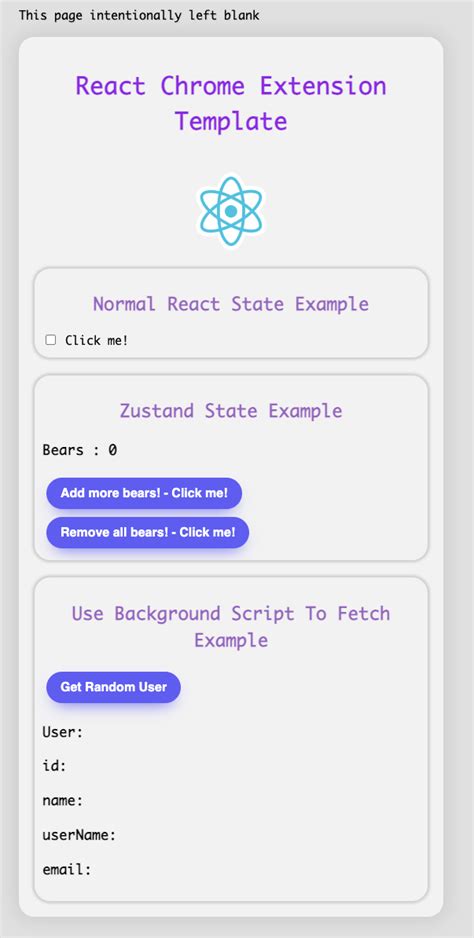 Github Rickwillcoxreact Typescript Chrome Extension Template A Basic Template Example To