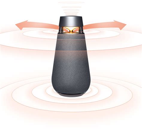 Lg Xboom 360 Bluetooth Speaker With Omnidirectional Sound Xo3qbk Lg Usa