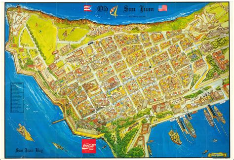 Tourist Map Of San Juan Puerto Rico