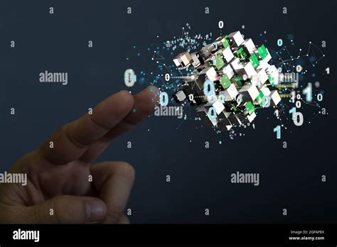 Data Cloud Storage Network From Lines Triangles And Particle Style