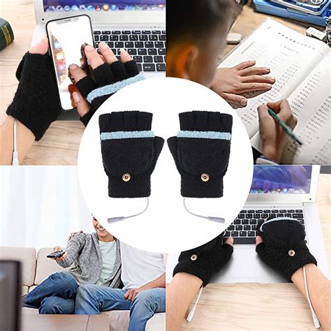 Lwzwm 2024 Clearance Sports Safety Upgrade Winter Usb Heating Gloves