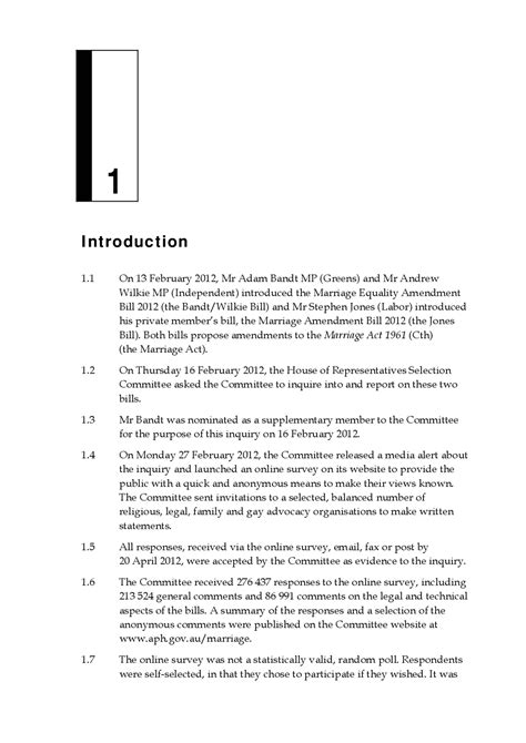 Marriage Equality Inquiry Analyzing The Bandtwilkie And Jones Bills