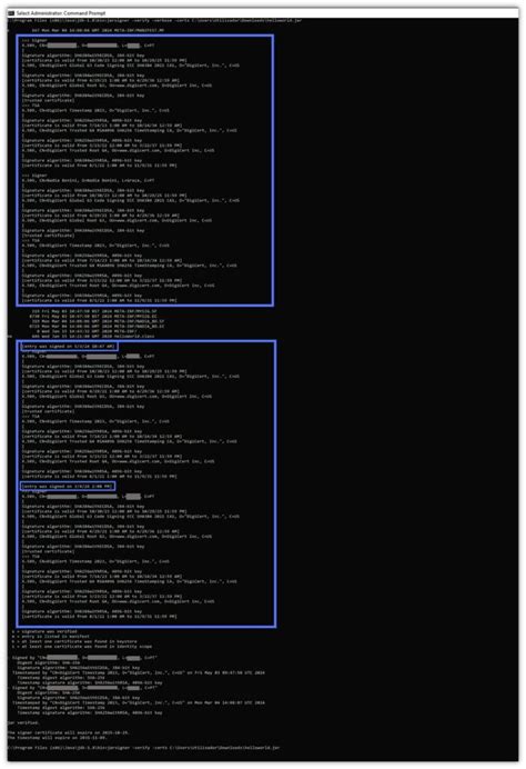 5 Java Jarsigner Examples Of File Signing And Verification Methods Code Signing Store