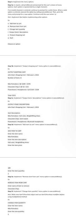 Solved Step Create Itemtopurchase Java Class Definition Chegg