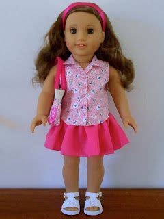 Val Spiers Sews Doll Clothes Cute Outfit Using 1806 Snugfit Elaine And A Free Ski Doll