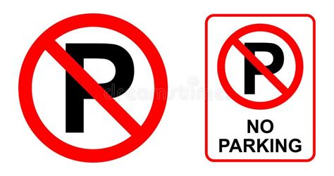 No Parking Logo Stock Illustrations 627 No Parking Logo Stock