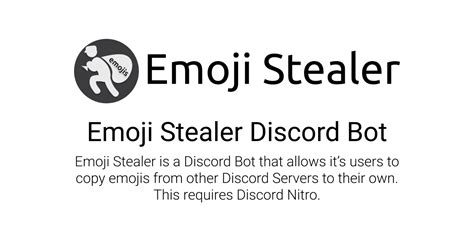 github tmuniversal emoji stealer emoji stealer is a discord bot by