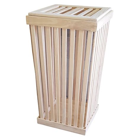 Laundry Bin Raw Mb Pine