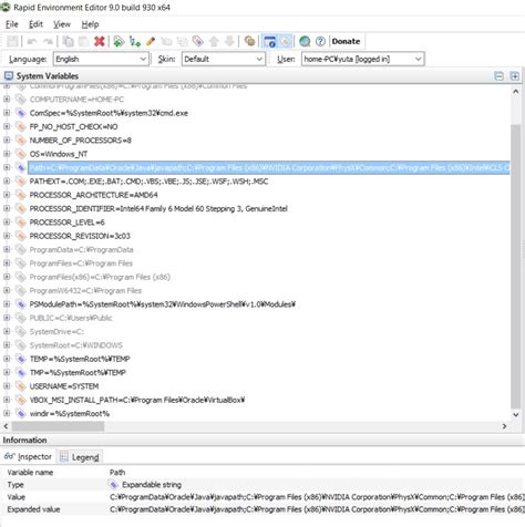 環境変数の編集に便利なツールrapid Environment Editor 賢くなりたい～賢くなりたくない～♪