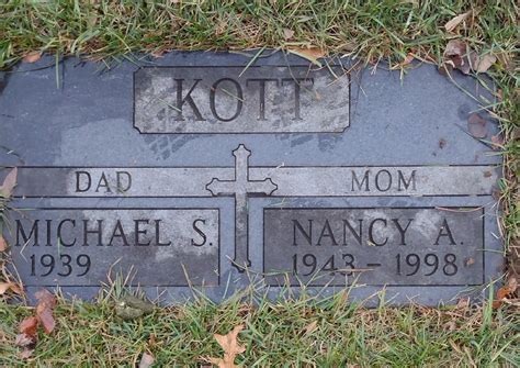 Nancy Annette Fusco Kott 1943 1998 Find A Grave Memorial