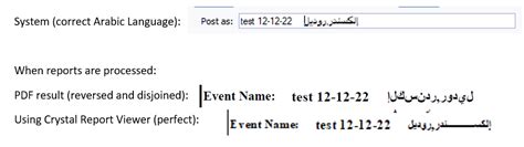 Solved Arabic Pdf Characters Are Disjointed And Reversed Adobe