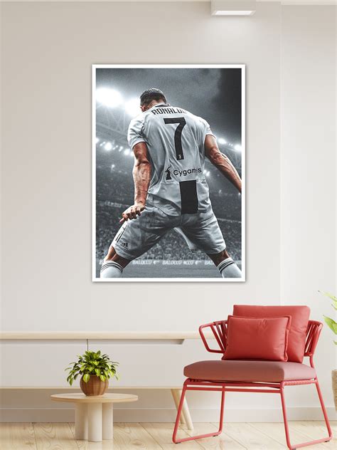 Cristiano Ronaldo Winning Goal Football Sports Poster Collection The