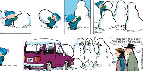 20 Best Calvin And Hobbes Snowman Comic Strips