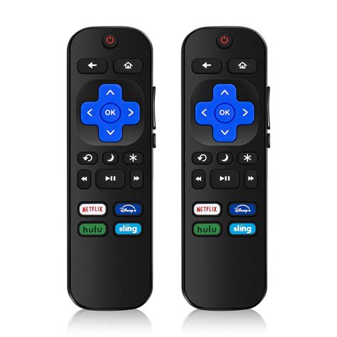 Pack Of 2 Universal Remote Control For Roku TV Replacement For Onn