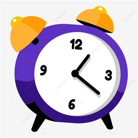 Analog Purple Clock Alarm Vector Clock Alarm Purple Png And Vector
