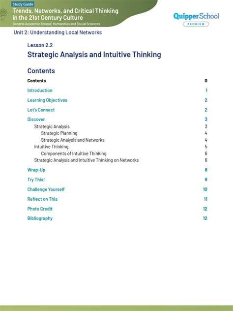07 Strategic Analysis And Intuitive Thinking Pdf Thought Intuition