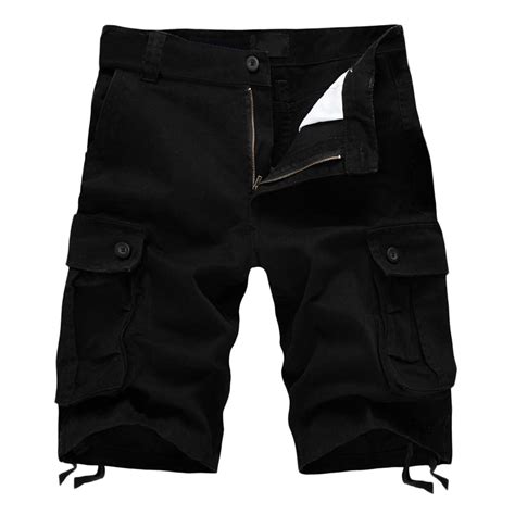 Yotmkgdo Cargo Pants For Men Mens Shorts Solid With Multi Pocket
