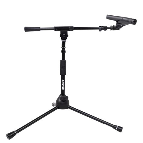 Low Profile Tripod Mic Stand With Telescoping Boom Gator Cases
