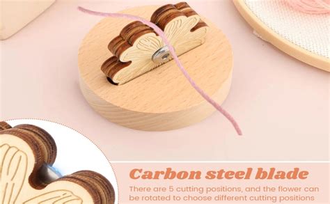 Daisy Thread Cutter With Anti Slip Stand Blade Saver Yarn