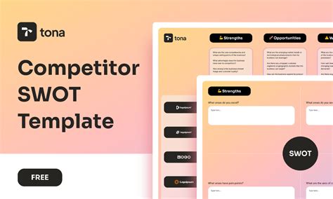 Figma Competitor Analysis And Swot Template Figma