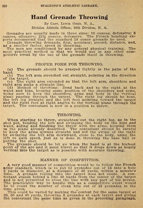 Hand Grenade Throwing As A College Sport