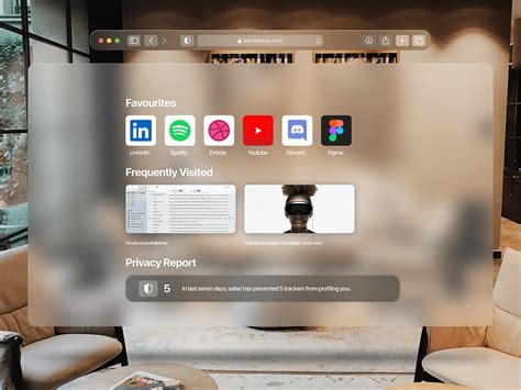 Apples Spatial Design For Safari Ui Design On Behance