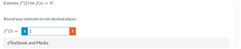Solved Estimate F For F X X Round Your Estimate To Two Chegg Com