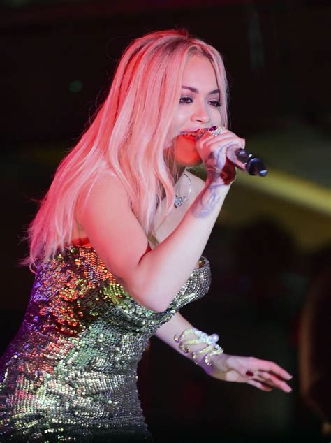 Rita Ora Performs At The Sexy Fish Restaurant Launch In London