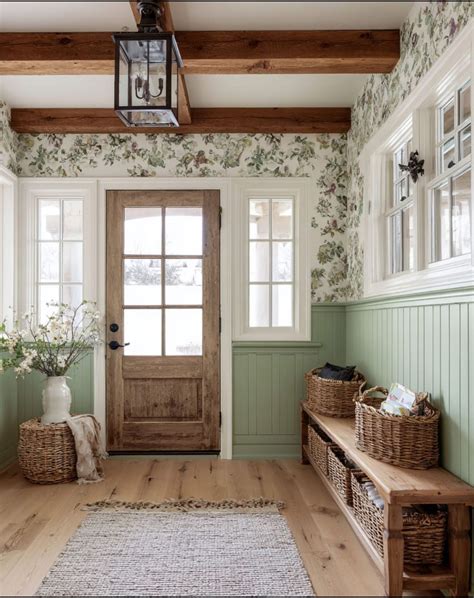 French Cottage Entryway Small Entryway French Country Country