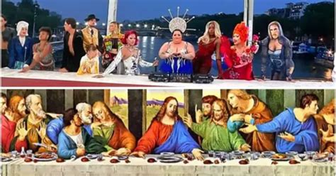 Representación De La Última Cena En Inauguración De Los Jjoo Genera