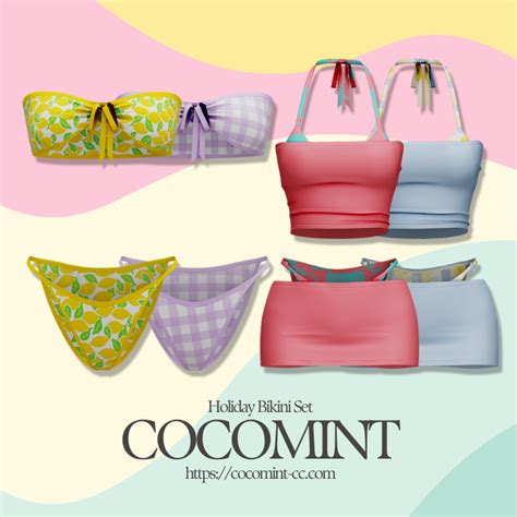 Sims 4 Bikinis Cc