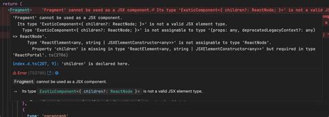 Various Components Cannot Be Used As A Jsx Component · Issue 3722