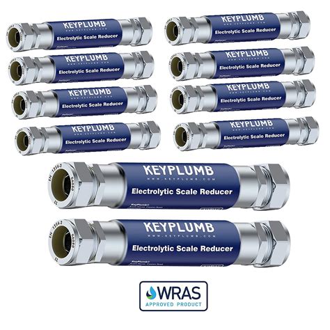 10x Keyplumb Inline Electrolytic Scale Reducer Inhibitor 15mm Compression Wras