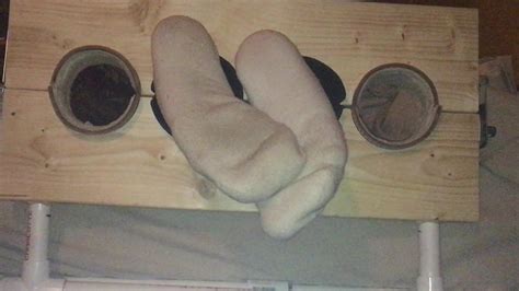 Rubbing Tired Aching Itching Burning Feet Together