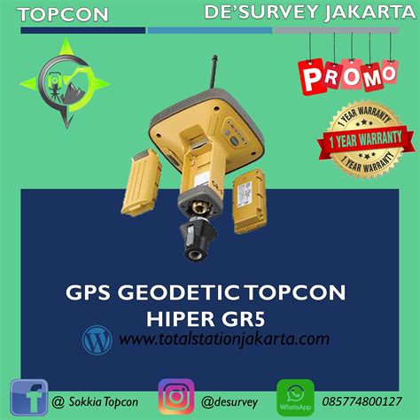 Gps Geodetic Gnss Rtk Topcon Gr 5 Dsurvey Jakarta