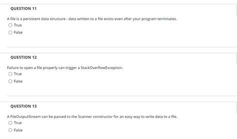 solved question 11 a file is a persistent data structure
