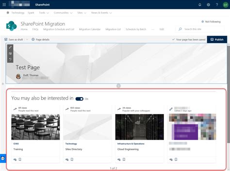 Sharepoint News And Page Recommendations Feature One Minute Office Magic