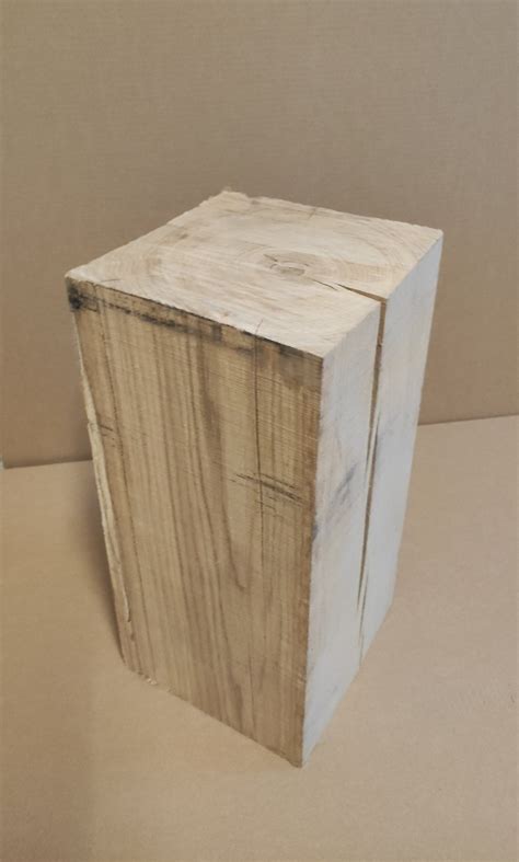 Wooden Oak Cube Wooden Stump Oak Block Fully Natural Raw Crude Material Etsy