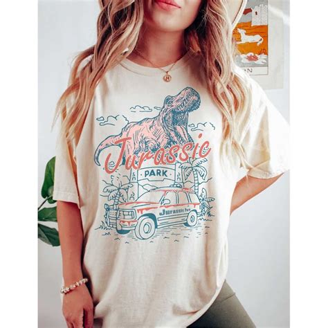 Vintage Jurassic Park Comfort Colors Shirt Retro Jurassic Inspire Uplift