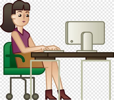 امرأة الكمبيوتر عامل ذوي الياقات البيضاء ، امرأة تعمل أمام الكمبيوتر